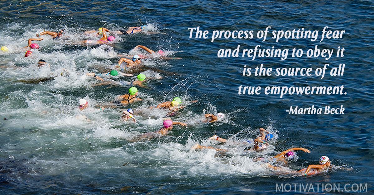 The Process Of Spotting Fear And Refusing To Obey It Is The Source Of ...